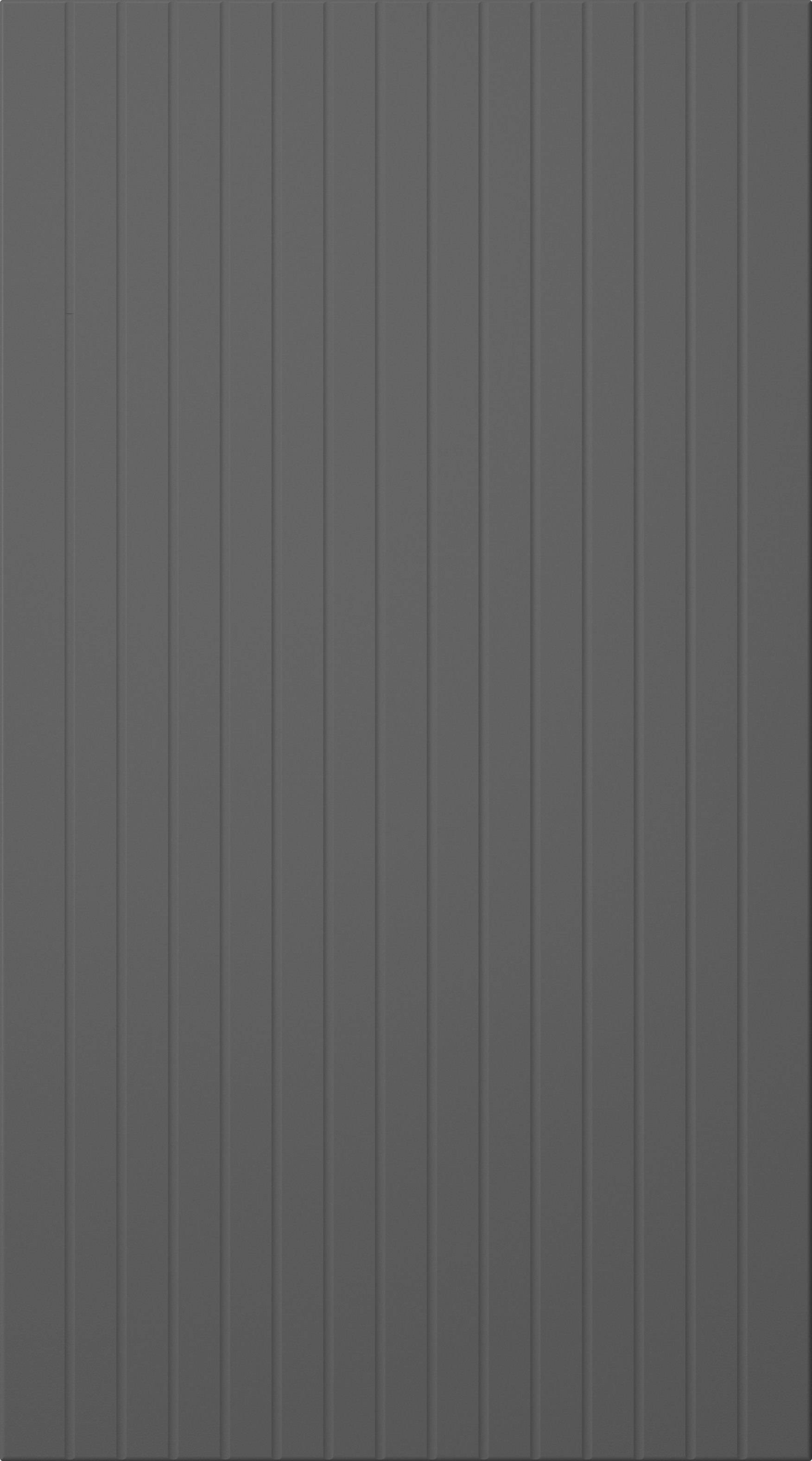 Målad lucka, Groove, TMU73, Graphite Grey | Puustelli